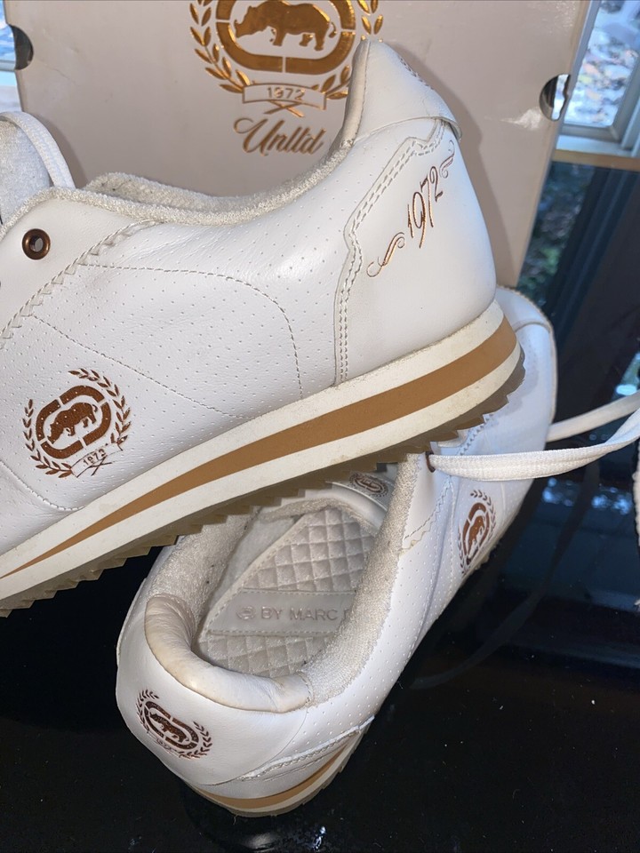 Ecko Unltd Jigsaw Reflexes 24600 White Leather Sneakers (11) Vtg 2000's ...