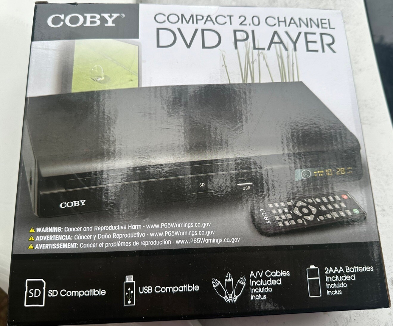 Coby Compact 2.0 Channel DVD Player with Remote NIB, Brand New!!! | eBay