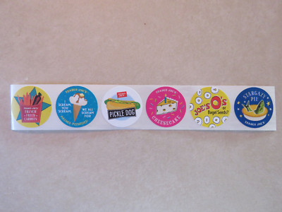 6 Fun STICKERS ~ TRADER JOE'S Grocery: Pickle Dog, Cheesecake, Mashed ...