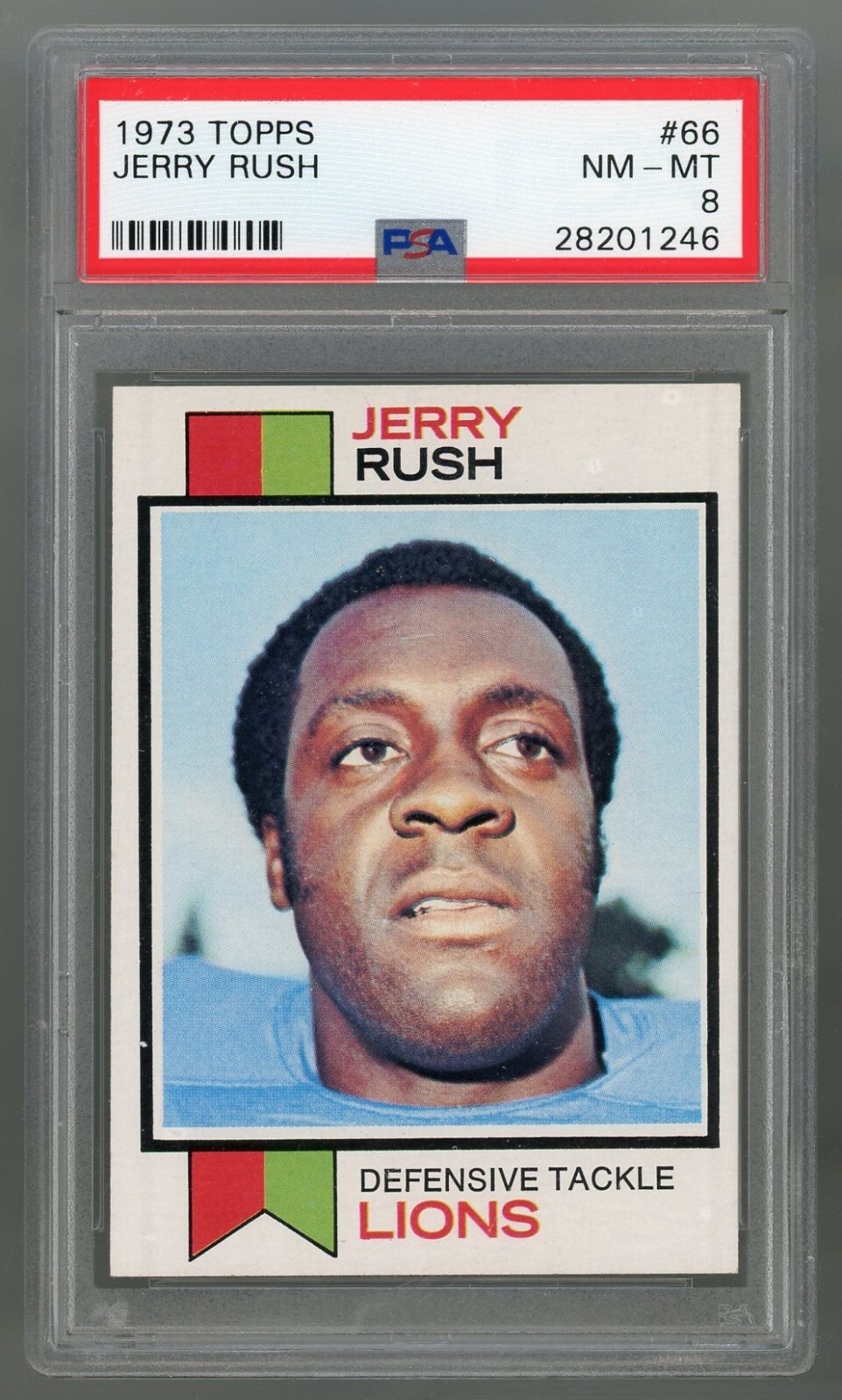 1973 Topps #66 Jerry Rush PSA 8 NM-MT #28201246 **TRX0822** | eBay