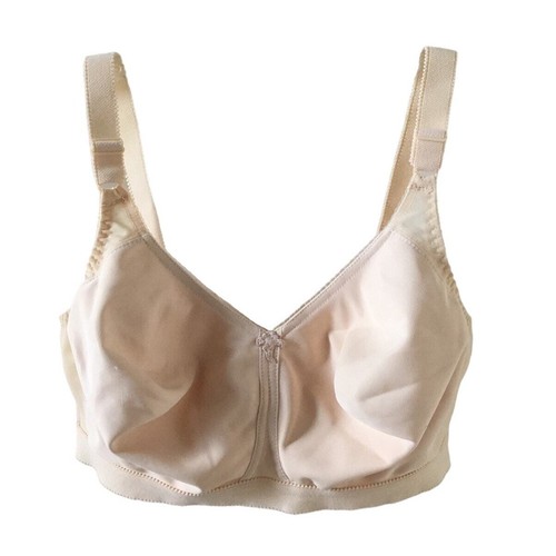 Vintage Bali Bra Union Label Cream Unlined size 36DD - Gem