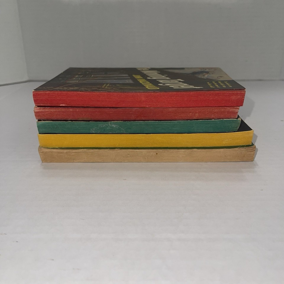 Lot of 5 Vintage 40s/50s/60s Mystery Thriller Pulp Fiction Paperback ...