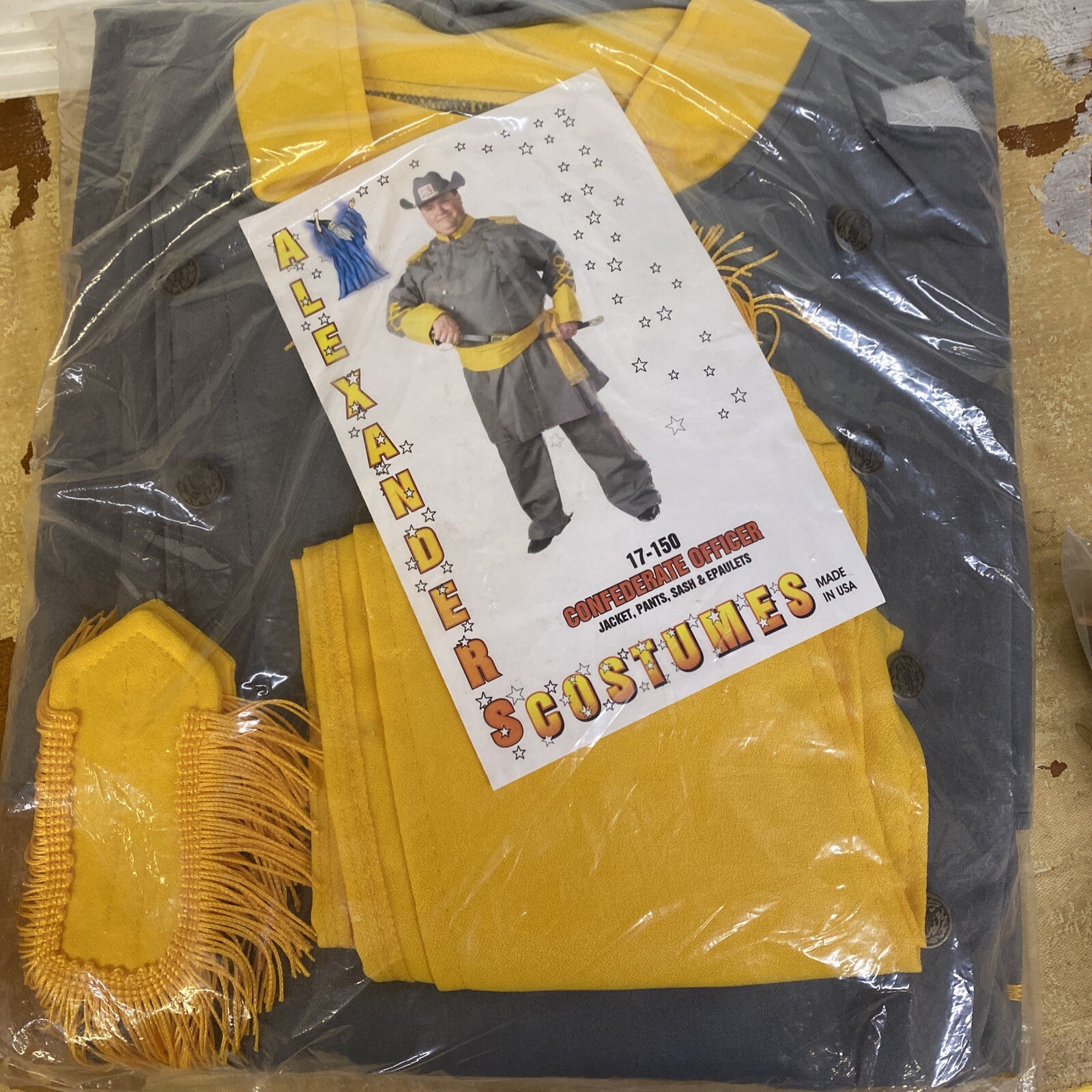 Civil War Reenactment Confederate Officer Uniform PLUS SIZE Coat Pants ...