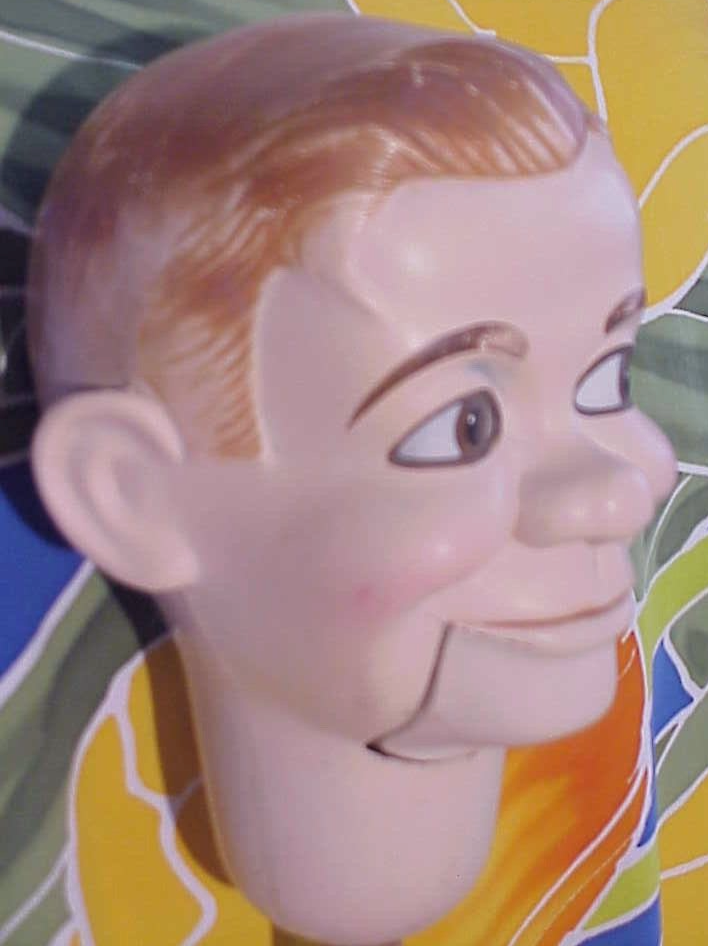 Paul Winchell JERRY MAHONEY 32" Ventriloquist Dummy Headstick - FOR ...