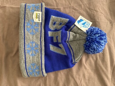 BIG FREEZE 7 BEANIE Fight MND Blue PomPom Winter Beanie BF7 | eBay ...