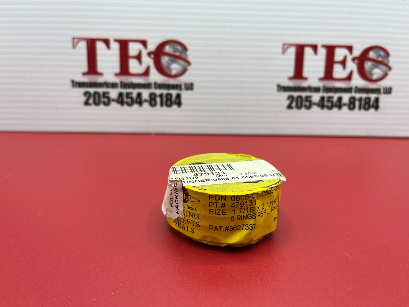 Utex Packing Plunger, 5 Rings Per Set, 0805-01-0559-05 Size: 1 7/16 X 2 ...