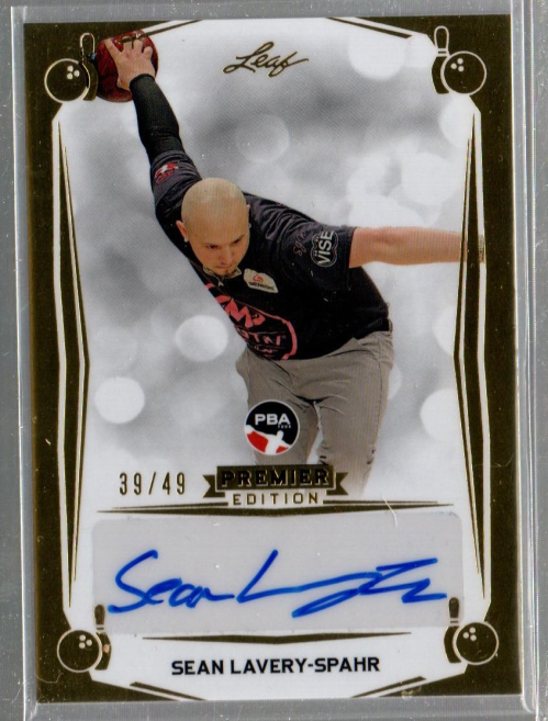 2023 Leaf PBA Premier Edition Gold #BASLS Sean Lavery-Spahr Auto /49 | eBay