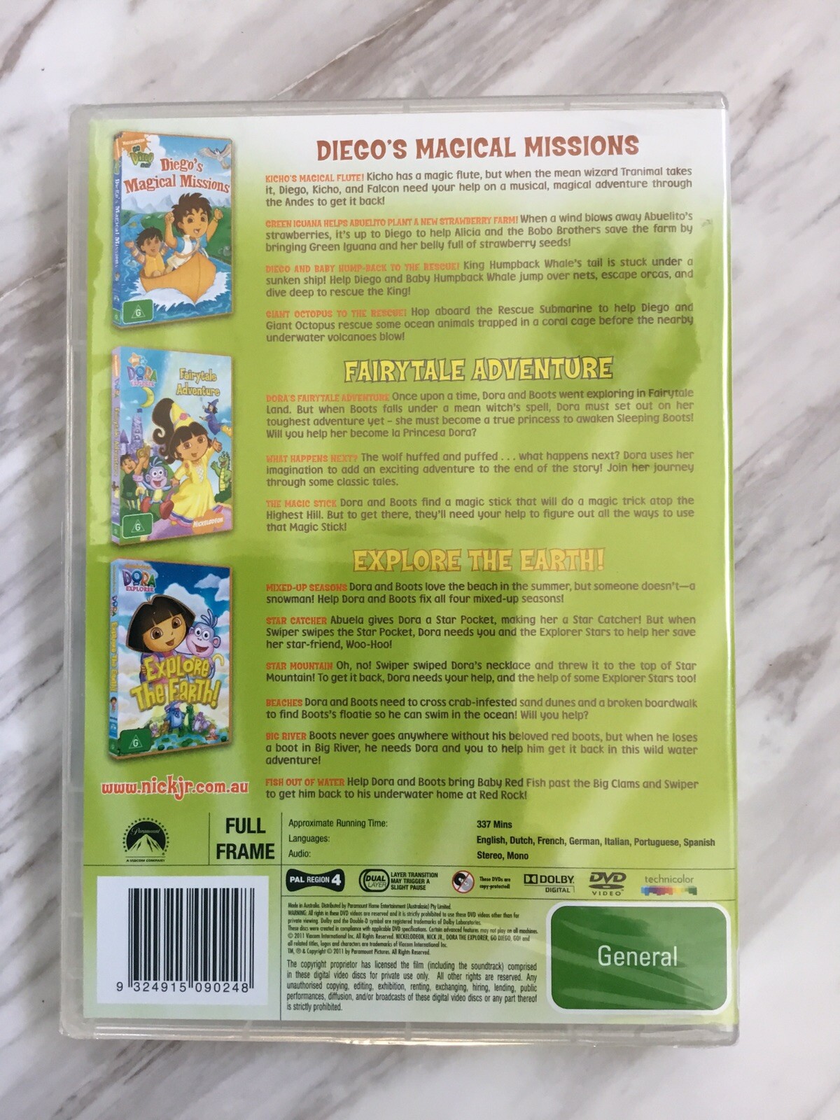 3 In 1 - Diego's Magical Missions - Dora Fairytale Adventure - Explore ...