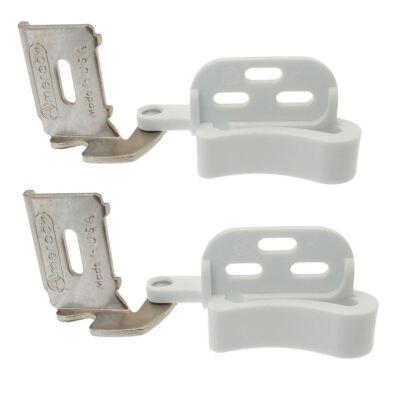 Amerock Marathon Pair Left Hand 1/2" Overlay Knife Hinge Nickel White ...