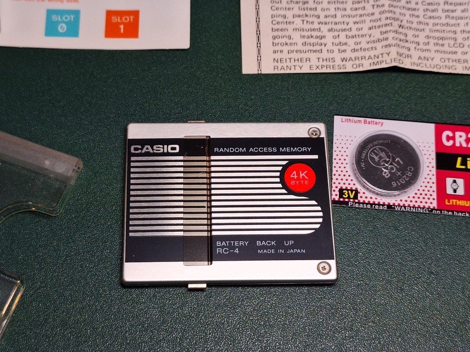 Casio Memory Module RC-4 For Calculators - New | eBay