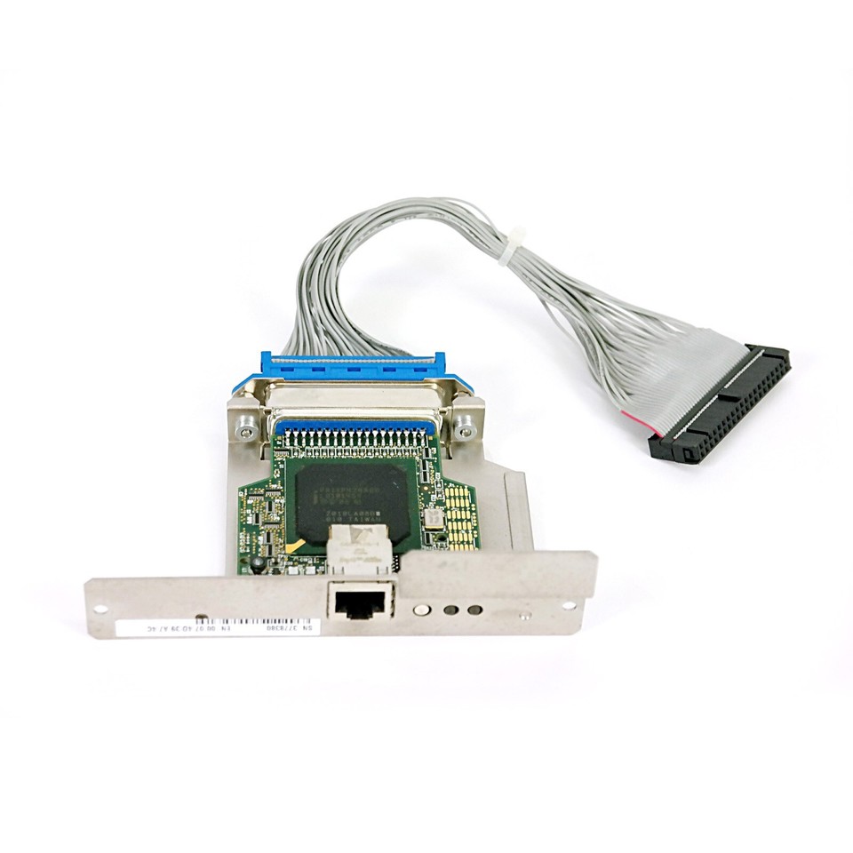 TESTED🔥 Genuine Zebra 105SL Xi3+ Zebranet Ethernet Print Server Card ...