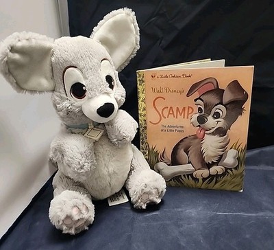 Disney Parks Exclusive Baby Scamp Puppy Lady and Tramp Plush Little ...