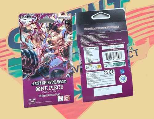 OP11 Booster Pack A Fist of Divine Speed One Piece English OP-11 ...