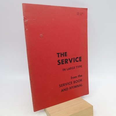 The Service in Large Type (from the Service Book and Hymnal) | eBay
