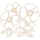 Free Motion Cherokee Rose 10 Machine Embroidery Designs CD in 7 sizes ...