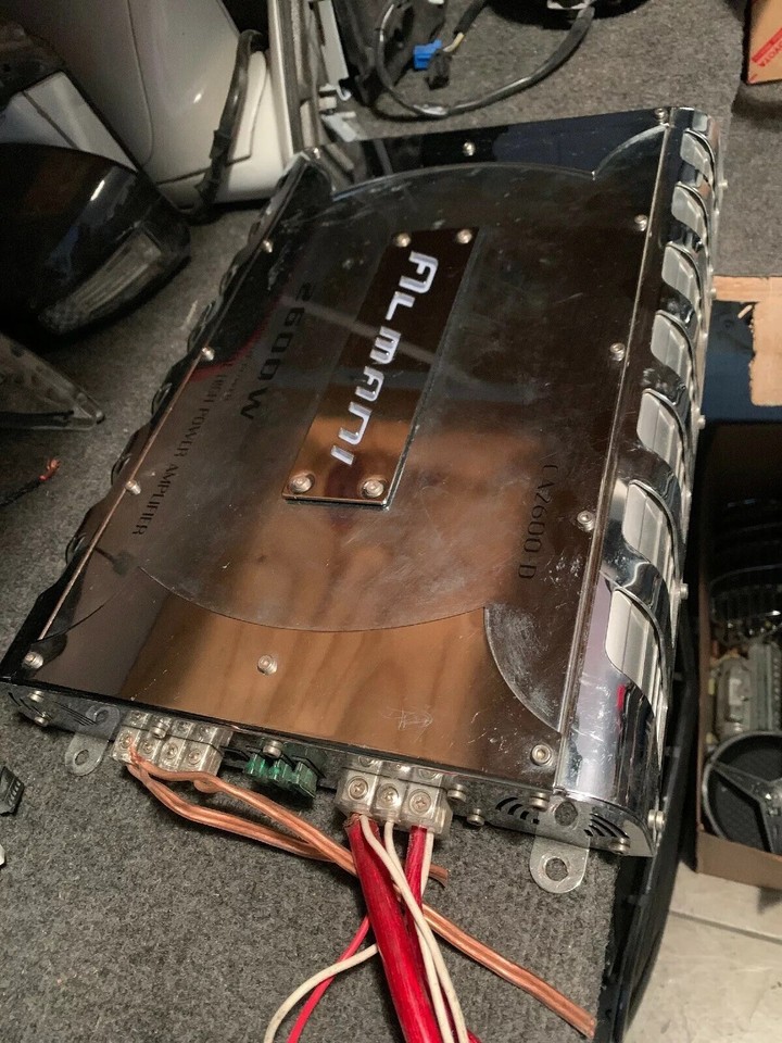 Almani 4 Channel 1180 Watts Mosfet High Power Amplifier Model AL-C1180 ...