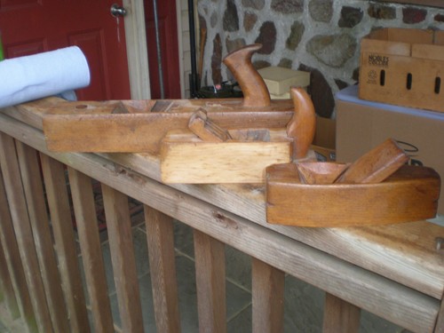 Antique Vintage Wooden Planer Lot x 3 Wood Working Tool Planes | eBay