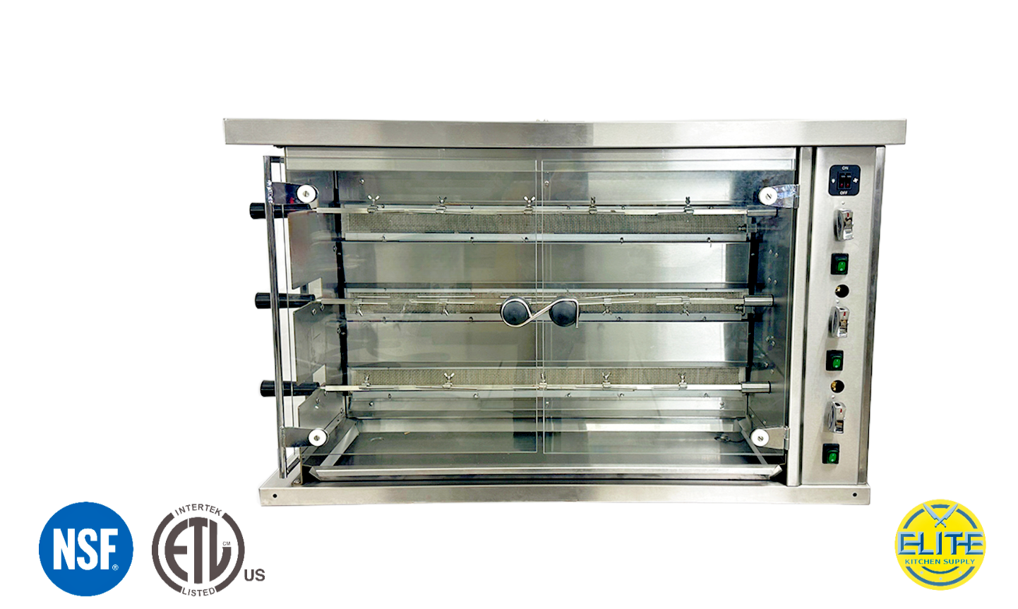 NSF 15 Chicken Rotisserie Oven Commercial Roast Chicken Machine Natural ...
