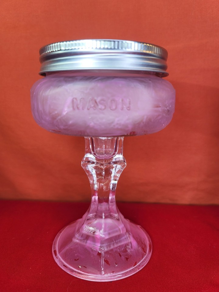 Mason Cocktail Redneck Drink Glass Hand Painted Jar Stemmed Choice of 3 ...