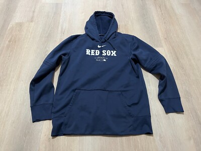 Boston Red Sox Pro Stock Team Issued Blue Nike Sweatshirt | eBay