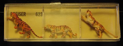 Preiser, Vintage, New Package, Item #623 HO scale Tigers, 3x | eBay