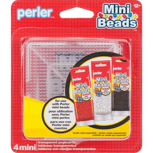 3 Pack - Perler Mini Bead Pegboards 4/Pkg- - 80-26055 48533260553| eBay