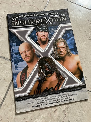 WWF PPV Insurrextion Program WWE Magazine Austin Undertaker Rock NWO ...