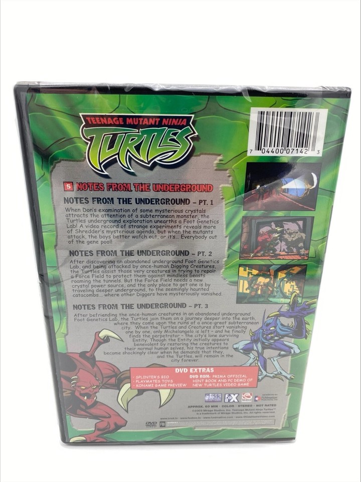 Teenage Mutant Ninja Turtles - Vol. 5: Notes From the Underground (DVD ...