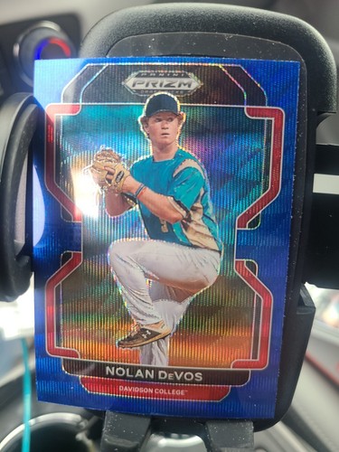 2022 Prizm Draft Picks Nolan Devos Blue Wave | eBay