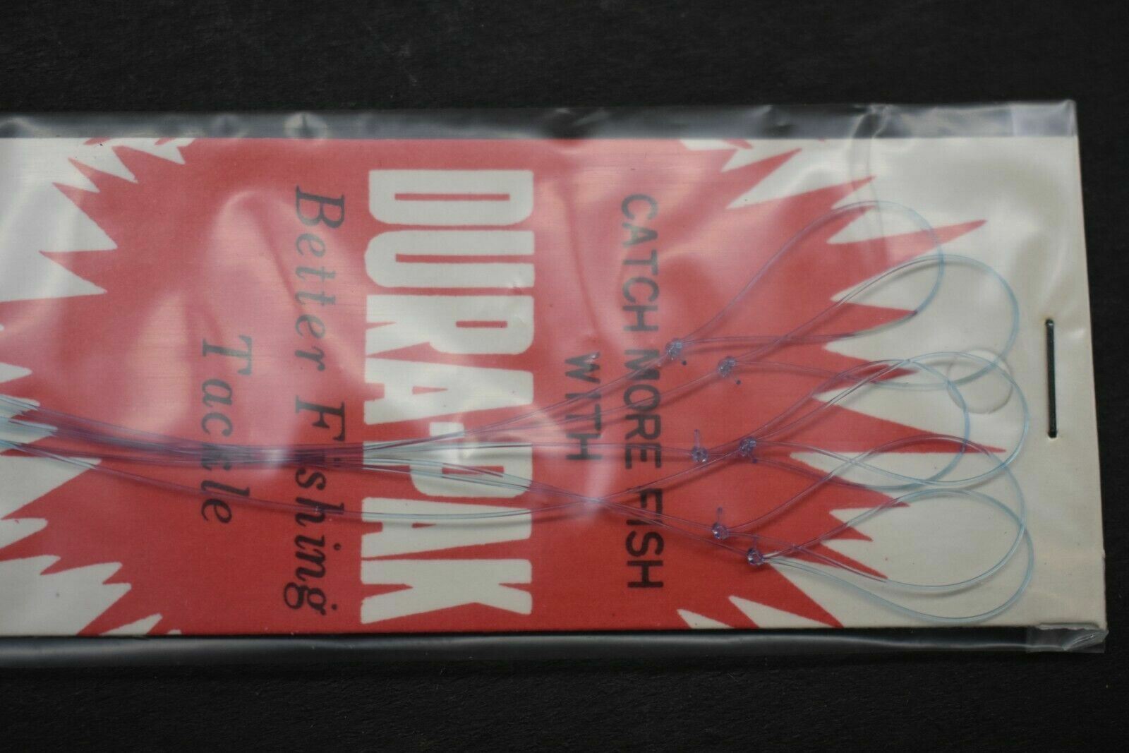 Vintage NOS Dura-Pak Snelled Hooks 124V Plain Shank Gold #8 144 Hooks ...