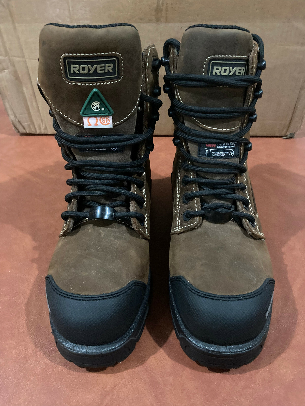 Royer Agility Arctic Grip 6" composite toe leather work boots 5727AG | eBay