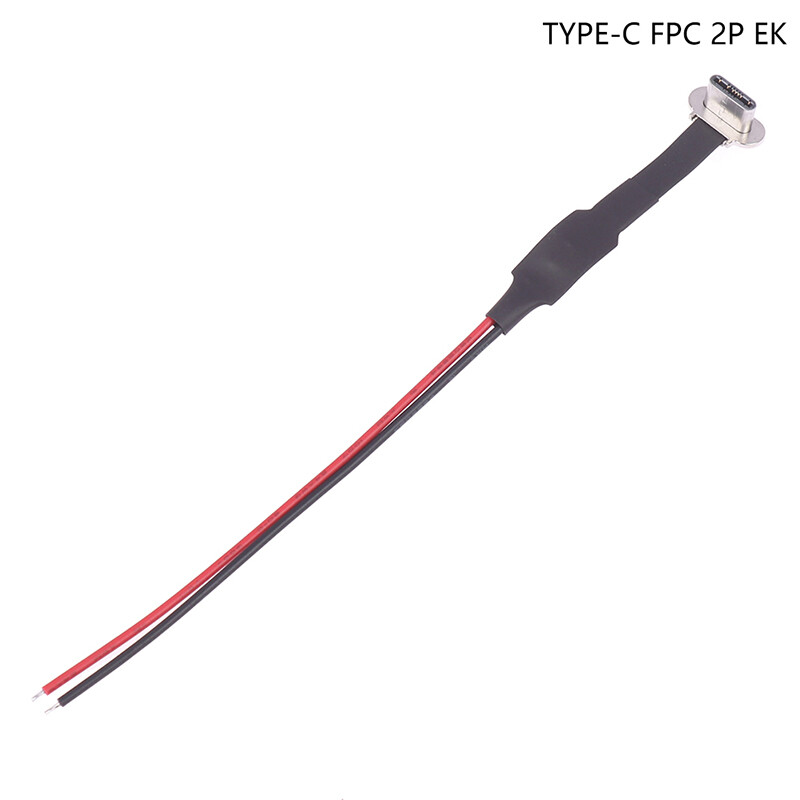 Type-C Micro USB Connector FPC W/Resistor R1 Soft Flat Cable Male ...