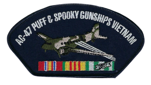 AC-47 SPOOKY GUNSHIP HAT PATCH US ARMY PIN UP VETERAN GIFT WOW | eBay