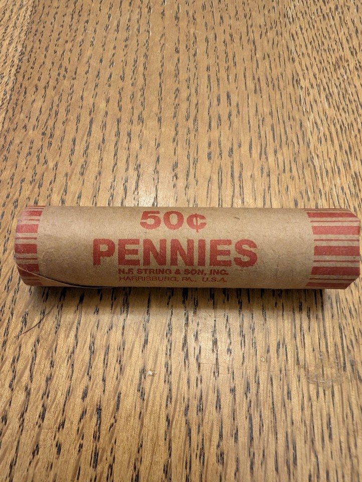 Random Date Roll Of Wheat Pennies With A 1920 Something On The End And ...