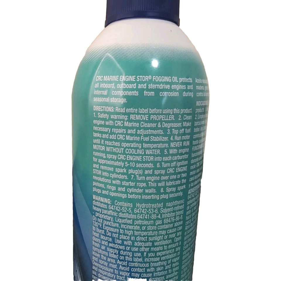 CRC Engine Stor, 06068 Engine Fogging Oil 13 Ounce Aerosol Can 2- Cycle ...