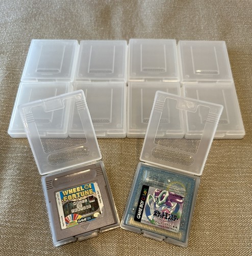10 Gameboy Cartridge Cases for Original GBC Dust Cover Nintendo Game ...