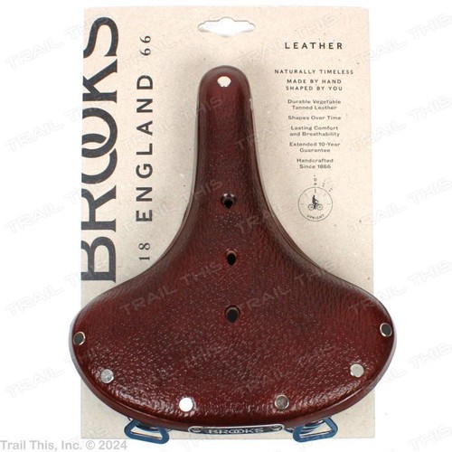 Brooks B67 Women's 210mm Classic Leather Bicycle Saddle w/ Steel Rails ...