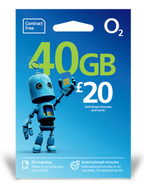 New O2 Sim Card - New and Sealed O2 Pay As You Go 02 O2 PAYG Classic ...