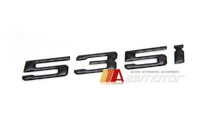 Rear Trunk Real Carbon Fiber Emblem Badge Letters 535i fits BMW E60 F10 ...