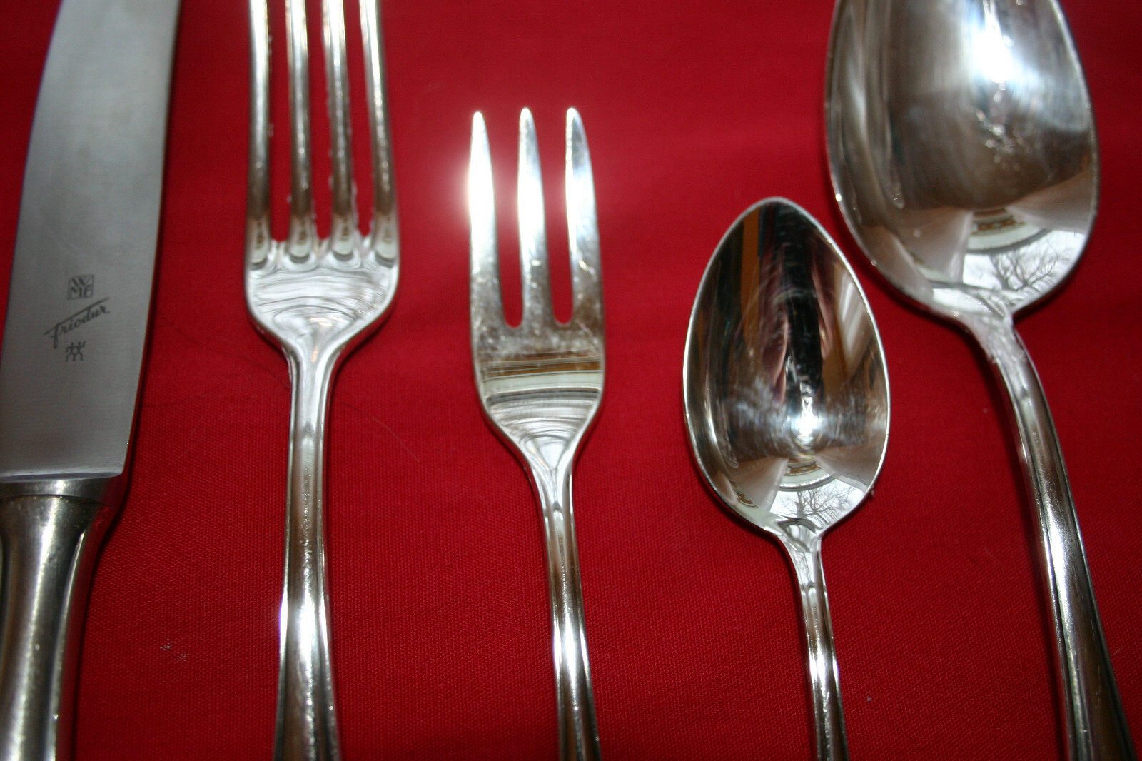 WMF 2200 Pattern Scroll Edges Germany Used Silverplate Flatware *Your ...