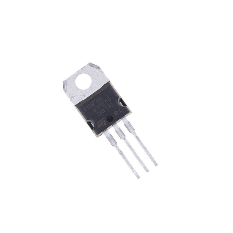 10pcs STP75NF75 P75NF75 Power MOSFET Transistor TO-220 80A 75V N ...
