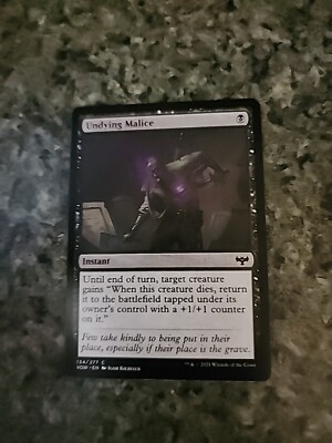 MTG Innistrad Crimson Vow C Undying Malice #134 NM w20 | eBay