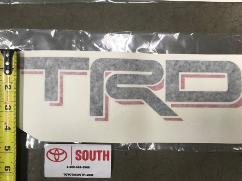Tundra TRD 4X4 Off-Road Bedside Decal Black & Red Genuine OEM 75996 ...