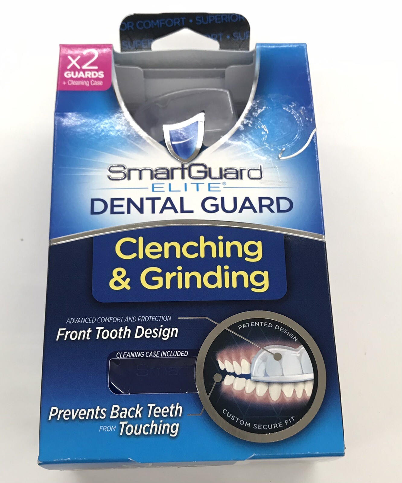 Dental Guard SMARTGUARD ELITE (2 Guards 1 Travel case) Front tooth ...