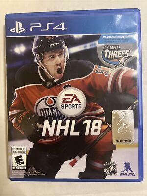 NHL 18 (Sony PlayStation 4 PS4, 2017) Connor McDavid, Ice Hockey Video ...