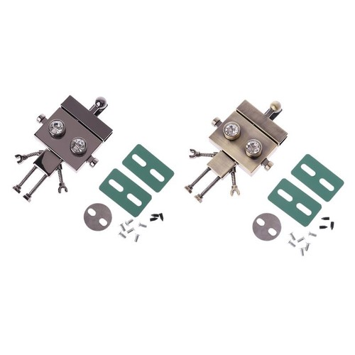 Robot Clasp Turn Lock Twist Locks Metal Hardware For Handbag Shoulder ...