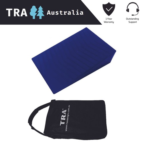 1 x Single Dual Axle Levelling Ramp & BAG for Caravan, Tandem Wheel ...