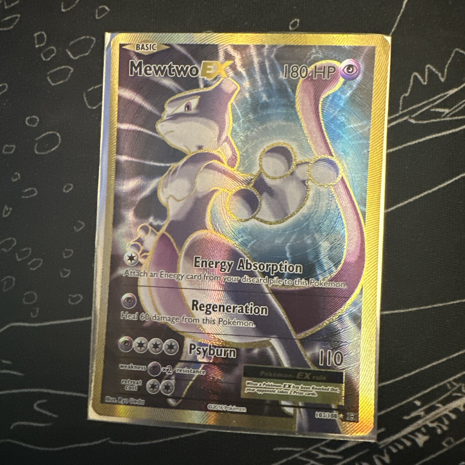 Pokémon TCG Mewtwo-EX Evolutions 103/108 Holo Full Art Ultra Rare | eBay