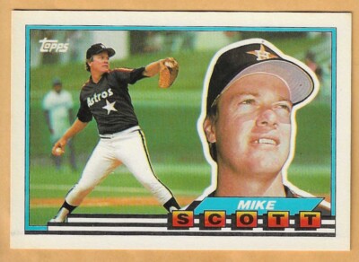 MIKE SCOTT HOUSTON ASTROS #51 - TOPPS BIG 1989 | eBay