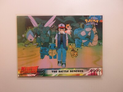 The Battle Renewed Mewtwo Strikes Back Topps Pokemon Card LP | eBay